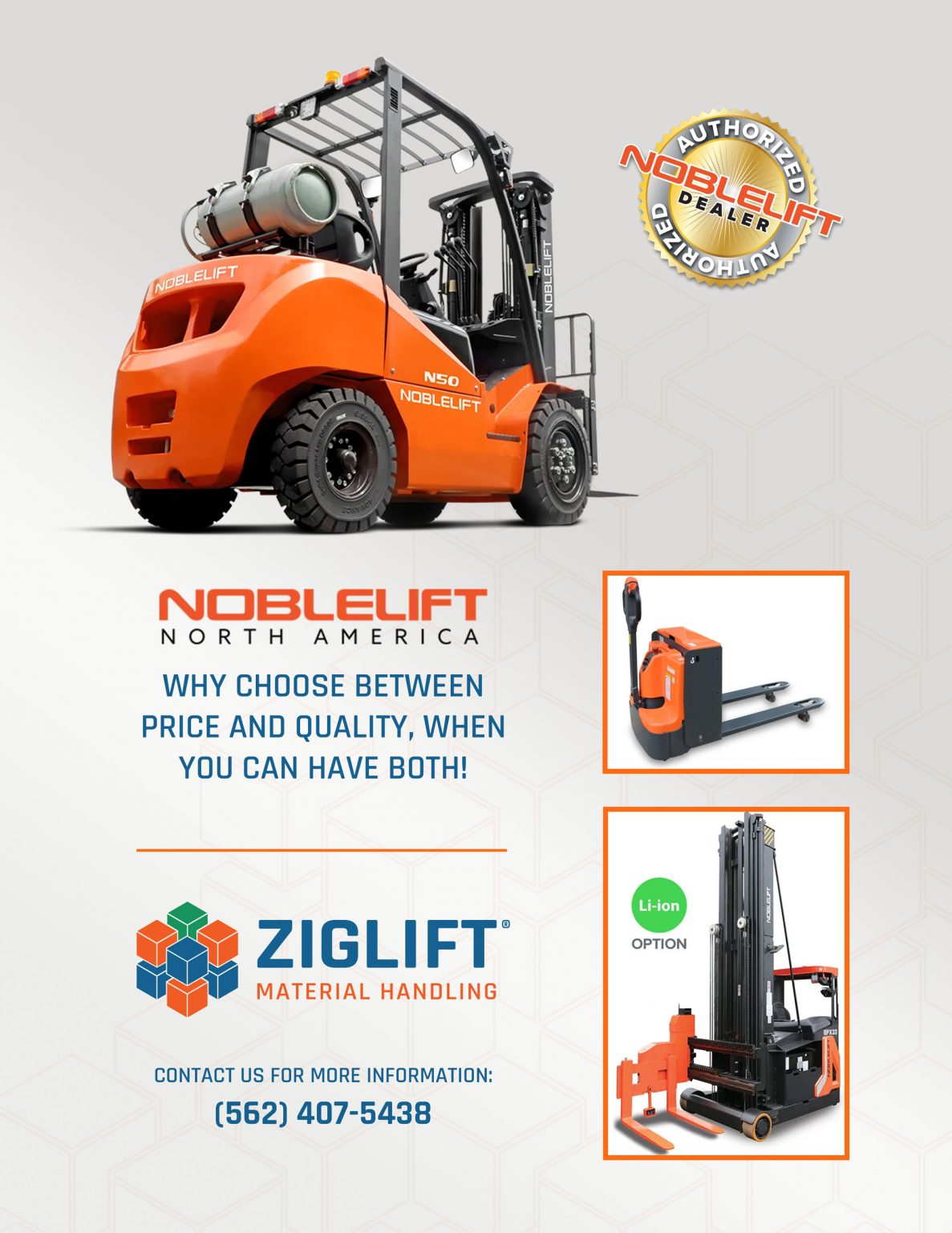 NOBLELIFT – Forklifts, Stackers, Pickers, Pallet Trucks, and More ...